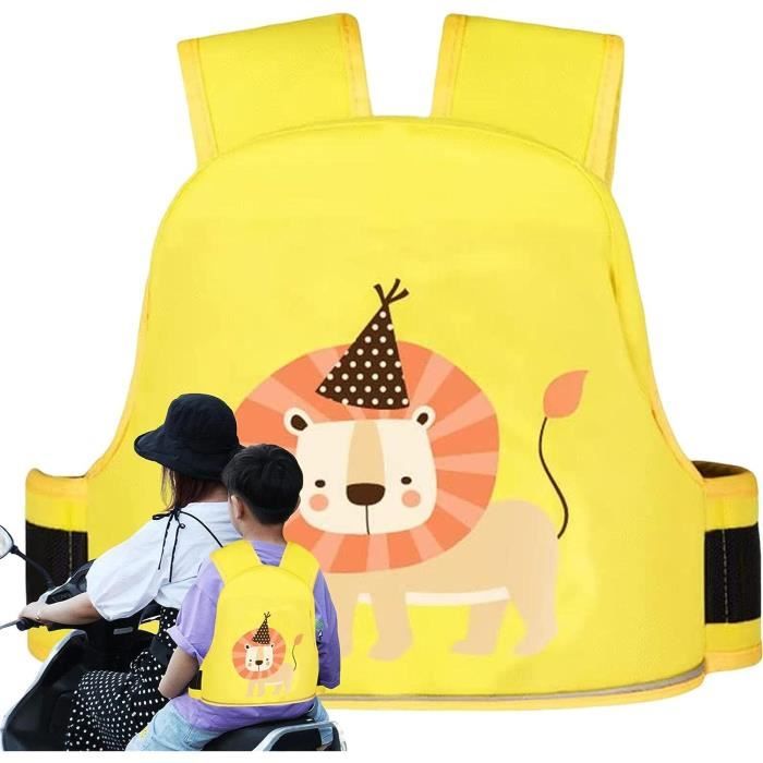 Harnais De Sécurité Pour Moto Enfant - Moto Équitation Vélo Harnais De ...