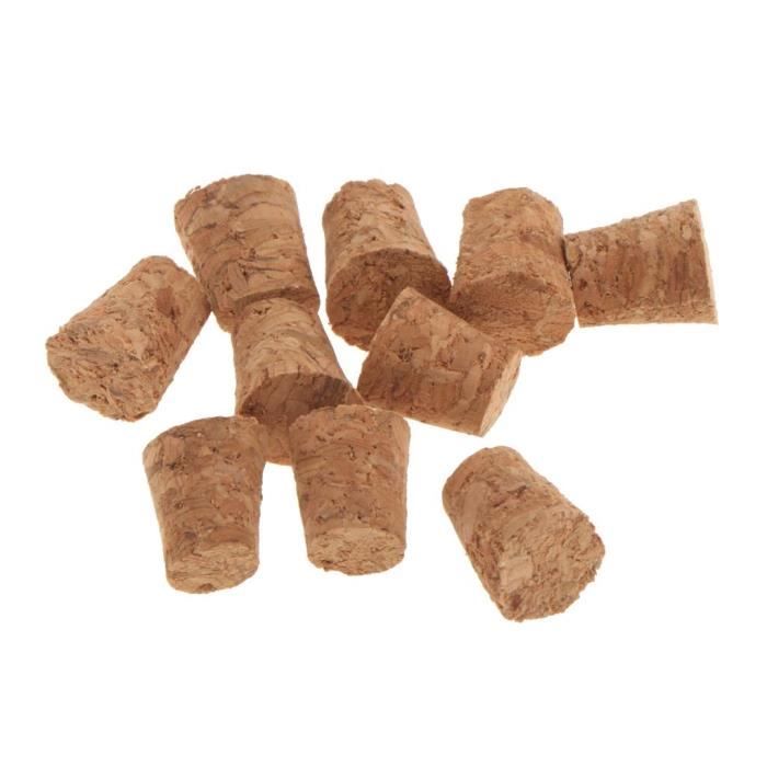 10pcs Bouchon de Liège Conique DIY Bricolage Artisanat 9 x 7 x 10mm ...