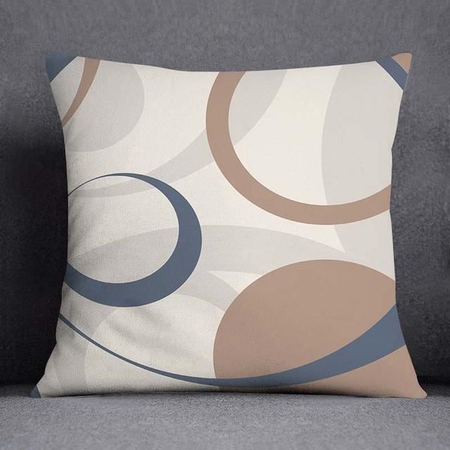 TAIE OREILLER,2026-45x45cm--Taie'oreiller carrée nordique à motif ...