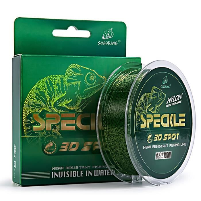 FIL DE PECHE,Green-20LB 0.305MM-China--ligne de pêche en Nylon 100m ...