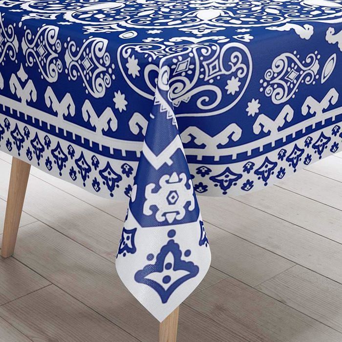 Nappe Rectangulaire Nappe de Table Imperméable Lavable et Facile d ...