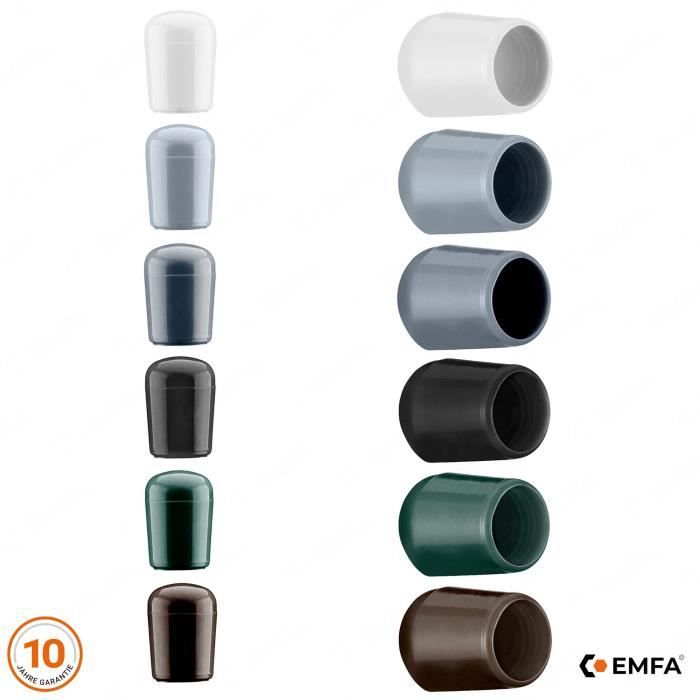 Capuchon pour tuyau rond – Diamètre 4 mm-25 pièces – Vert - Capuchon ...