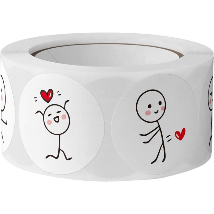 Stickers de Saint Valentin Autocollant Amour Décoratif Stickers Jour ...