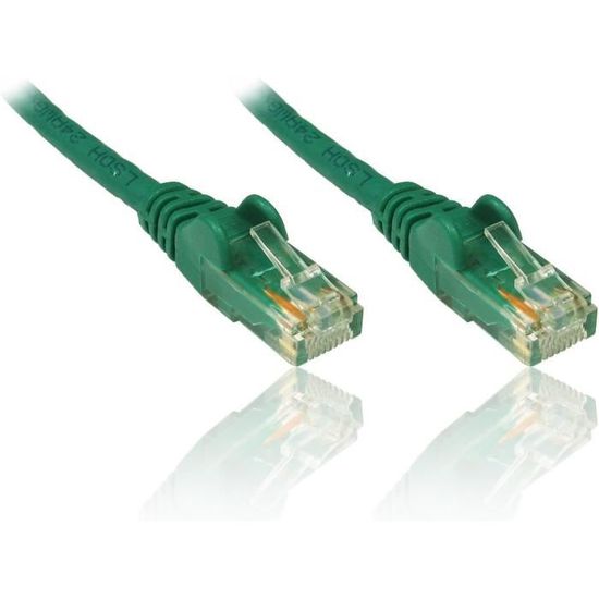 Câble Patch, CAT6, UTP, Ethernet, LAN, Rapide, Flexible et Durable RJ45 ...
