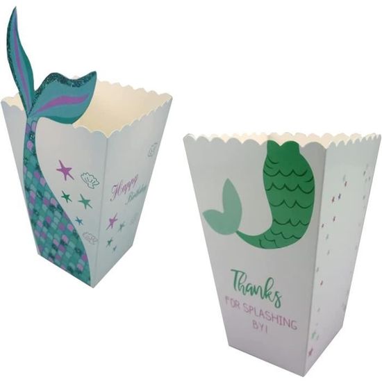 Popcorn boîtes sonwaha 24 pcs boîte de pop-corn carton bonbon conteneur ...