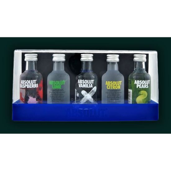 Absolut vodka collection 5x5ml (mignonnettes - La cave Cdiscount