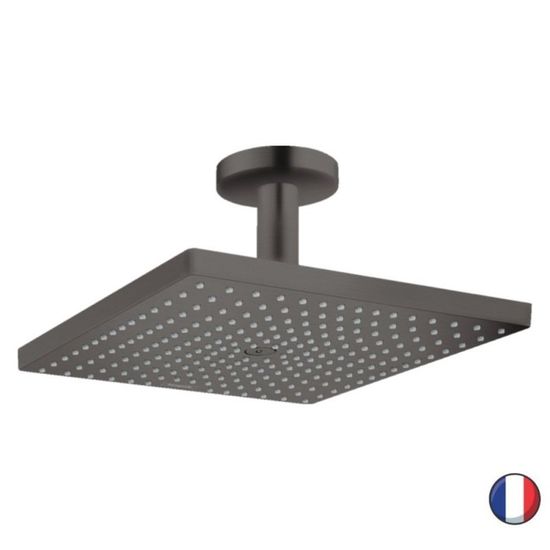 Douche de tête HANSGROHE Raindance E, 1 jet avec raccord plafond noir ...
