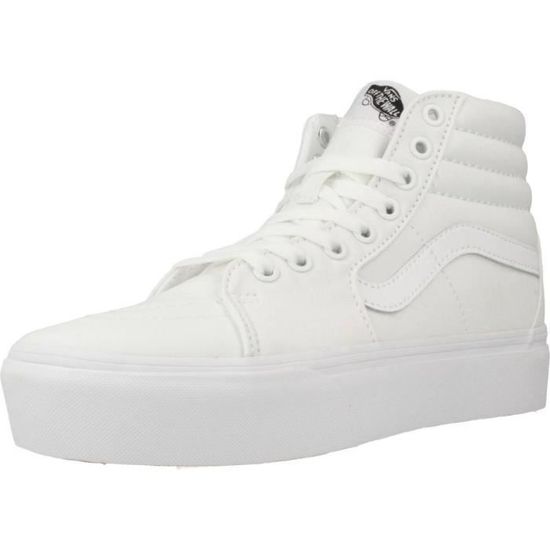 Basket Vans SK8-HI PLATFORM 2 Blanc - Cdiscount Chaussures
