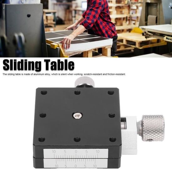 YOSOO Table coulissante sur l'axe X Module Coulissant Industriel XFES40 ...