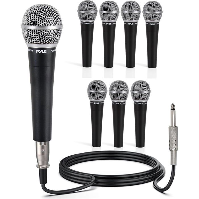 Pyle Wired Microphone - Professional Dynamic Vocal Microphone ...