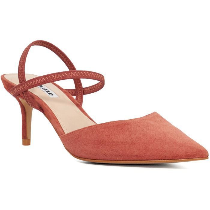 Chaussures En Cuir Pour Femme De Couleur Corail - Achat / Vente ...