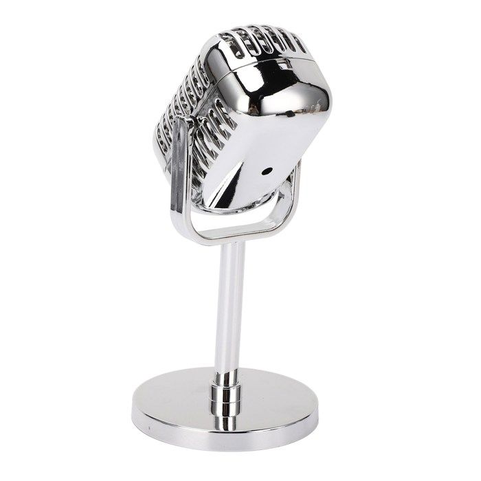 Retro Microphone Props Modèle vintage pour la décoration de bar ...