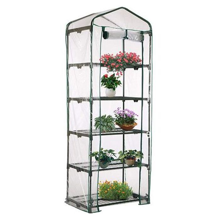 Housse en PVC pour serre de jardin, bâche amovible imperméable et anti ...