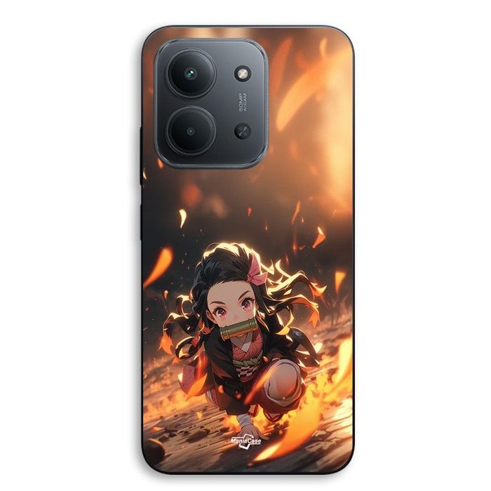 Coque Pour Xiaomi Redmi 15C 5g Demon Slayer Nezuko 3D art anime Manga ...