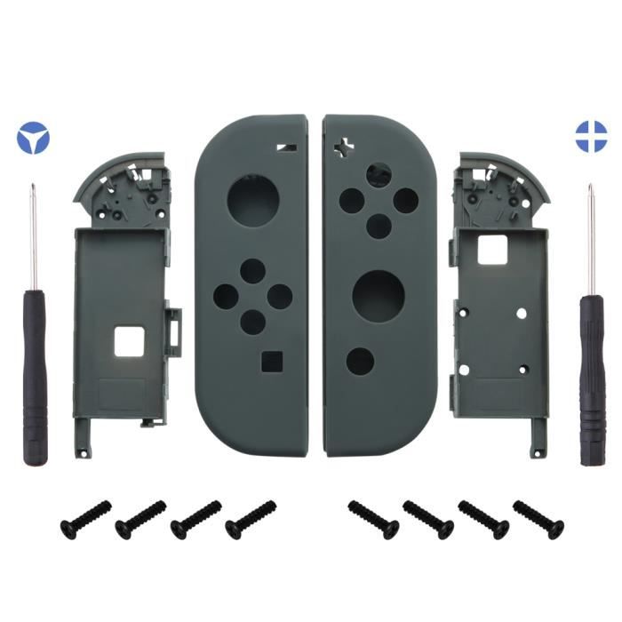 11 gris - Boîtier de remplacement pour manette Nintendo Switch, gauche-droite, gauche-droite ...