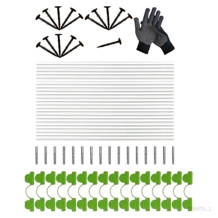 Ensemble de cerceaux de serre, cerceaux de jardin, cadre de Support ...