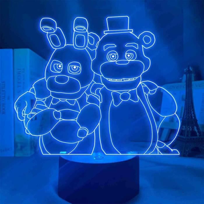Fnaf Veilleuse Illusion Led 3D Thème Five Nights At Freddy'S, Pour ...