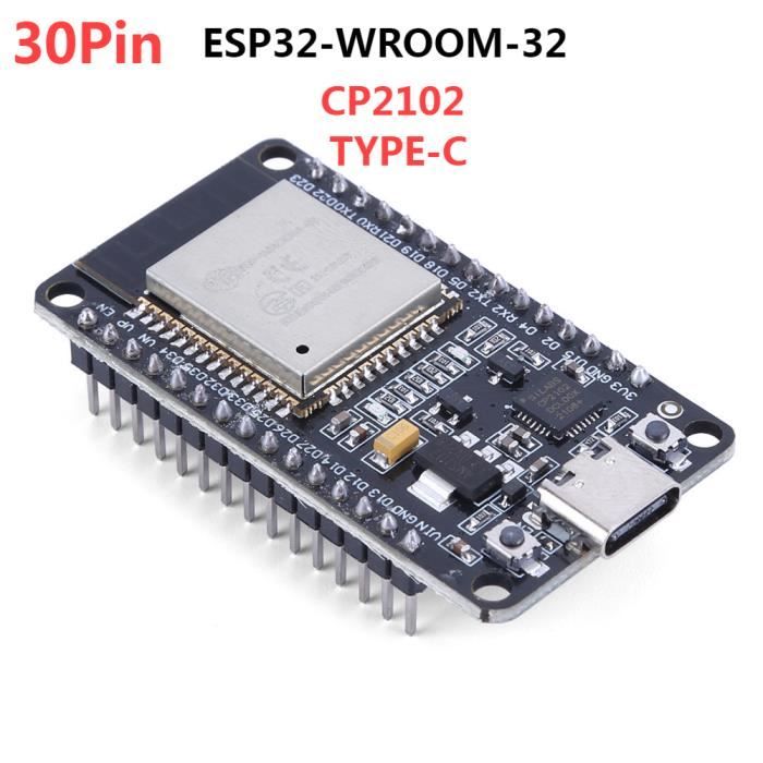 CP2102 Type-C 30pin - Nodemcu ESP32 6 000 Conseil ESP32-S 32Mbit éventuelles I Flash ESP32 ...