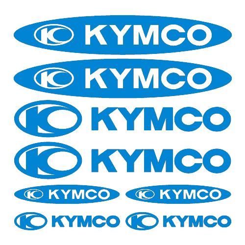 Kit stickers kymco Ref: SPON-067 Bleu ciel - Cdiscount Au quotidien