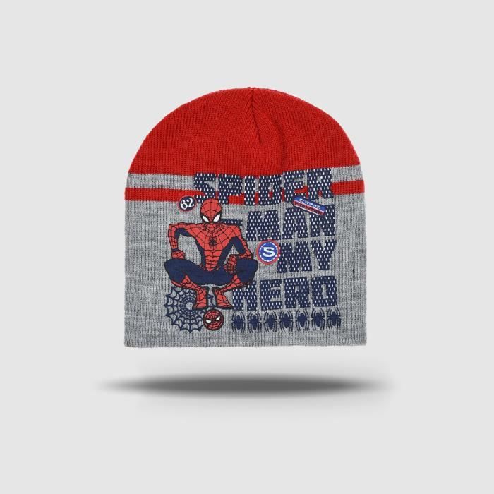 Bonnet Garçon MARVEL Spider-Man 'My Hero' - FM/3/BON/SPIDER/HS4002/RED ...