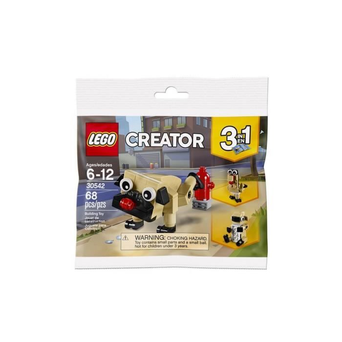 Lego Polybag Creator 30542 Le Chien - Cdiscount Jeux - Jouets