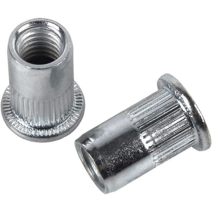 Écrou - Industrial | Ecrou Sertir Aveugle Acier M8 Pack 50 Insert ...