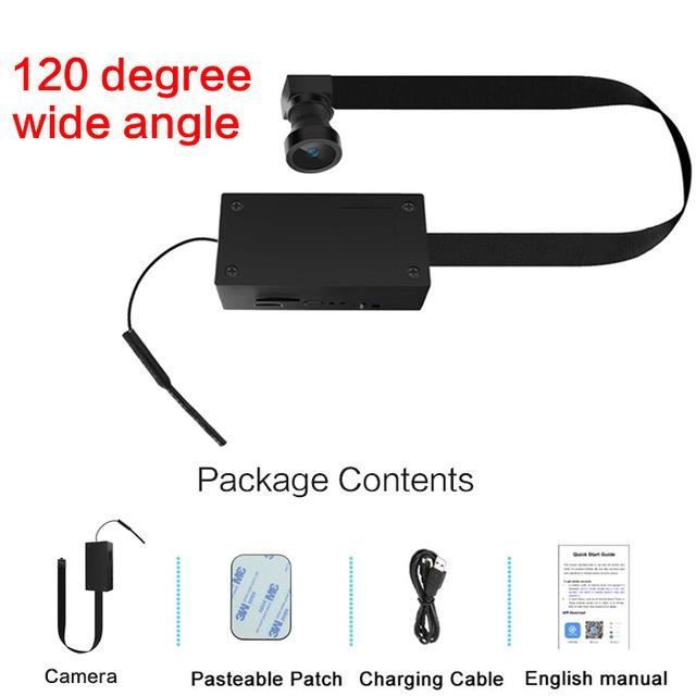 Caméra miniature,Mini caméra de surveillance Portable IP WiFi HD 4K ...