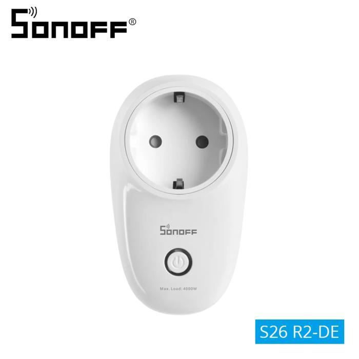 2pcs - SONOFF S26 R2 Wifi Prise DE Prise Intelligente Module D ...