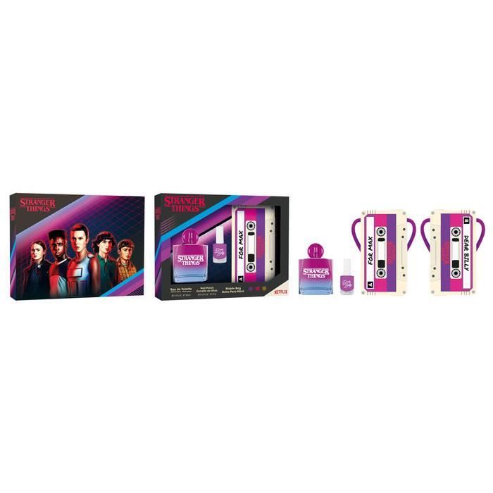 Stranger Things Eau De Toilette Vaporisateur 100ml Coffret 3 Produits ...