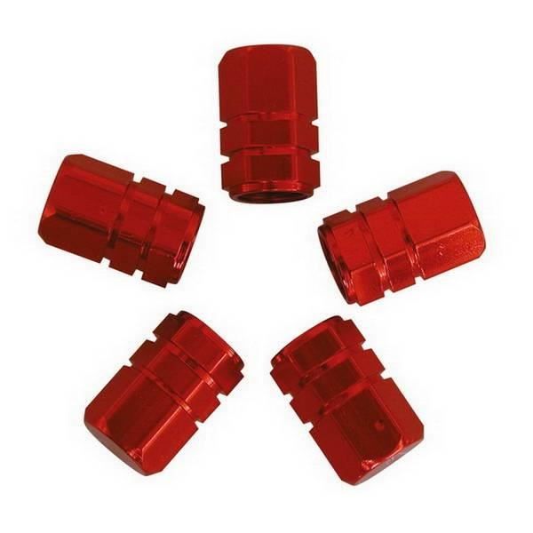 Capuchons de valves piston - CARPOINT - Universel - Rouge - Jeu de 5 ...
