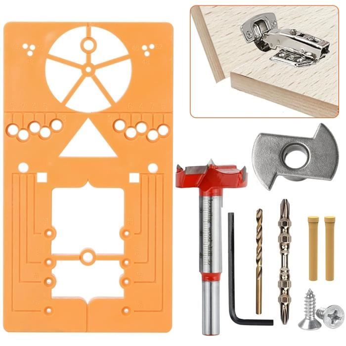 Gabarit De Perçage Charniere Invisible 35 Mm, Dispositif De Charnière ...