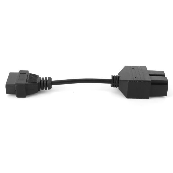 Dilwe cordon de diagnostic Câble de Diagnostic de voiture automatique 20Pin à OBD OBD2 16Pin ...