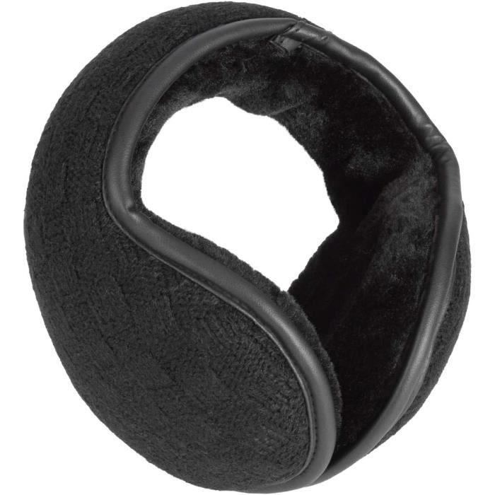 Cache-Oreilles - E.F.CONNECTION - Serre-Tête Réglable Pliable Hiver - Noir - Cdiscount Prêt-à-Porter