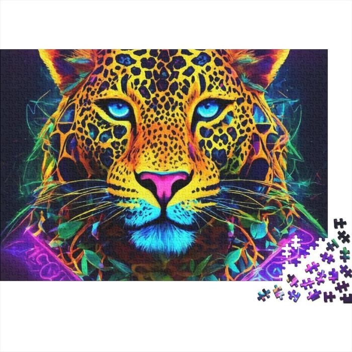 Le Léopard Puzzles Adulte Puzzle 300 Pieces Animaux De La Forêt Adultes ...