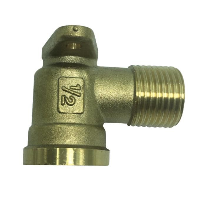 Adaptateur de Raccord de Double Coude Femelle 90° en Laiton Connecteur Huile-eau à Filetage Mâle ...