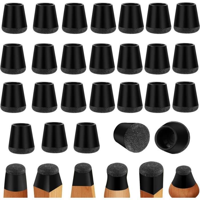 24 Pièces Protege Pied De Chaise,Protection Pied De Chaise En Silicone ...