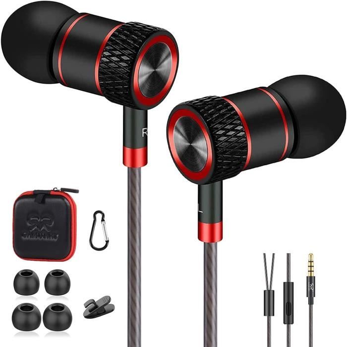 Écouteurs Haute Qualité Audio,Écouteurs Intra-Auriculaire Filaire ...