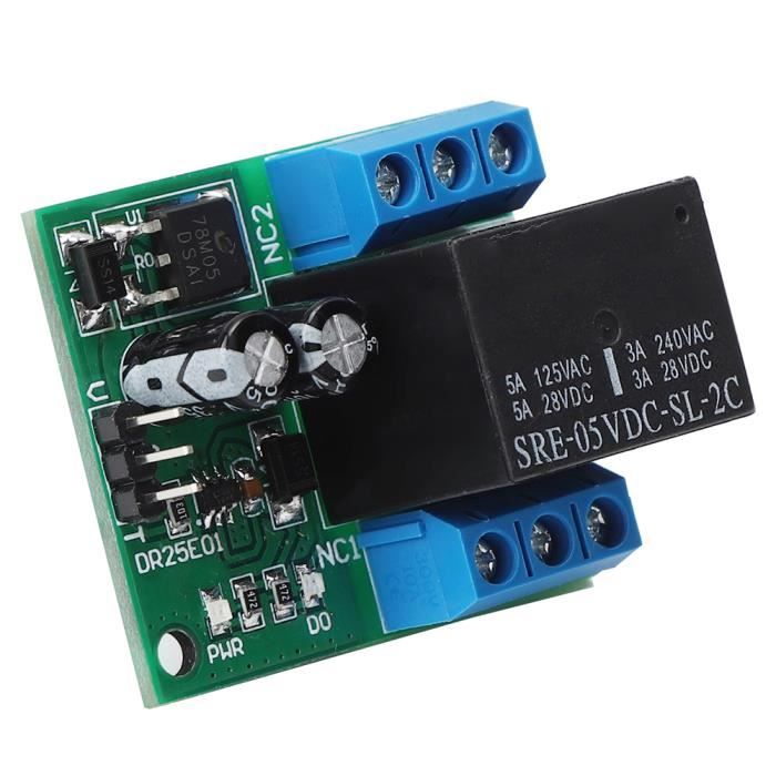 Module relais - VBESTLIFE - DR25E01 - DPDT - Bistable - 5A max - 5V/12V ... Module relais - VBESTLIFE - DR25E01 - DPDT - Bistable - 5A max - 5V/12V ...