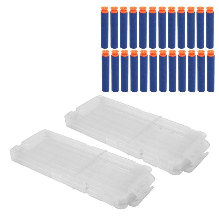 Soft Magazine 12 pinces à fléchettes 2PCS Soft Magazine 12Darts Clips ...