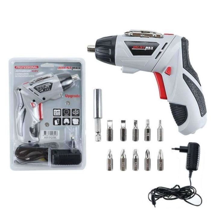 MGT09878-VISSEUSE ,tournevis électrique sans fil, rechargeable, poignée ...