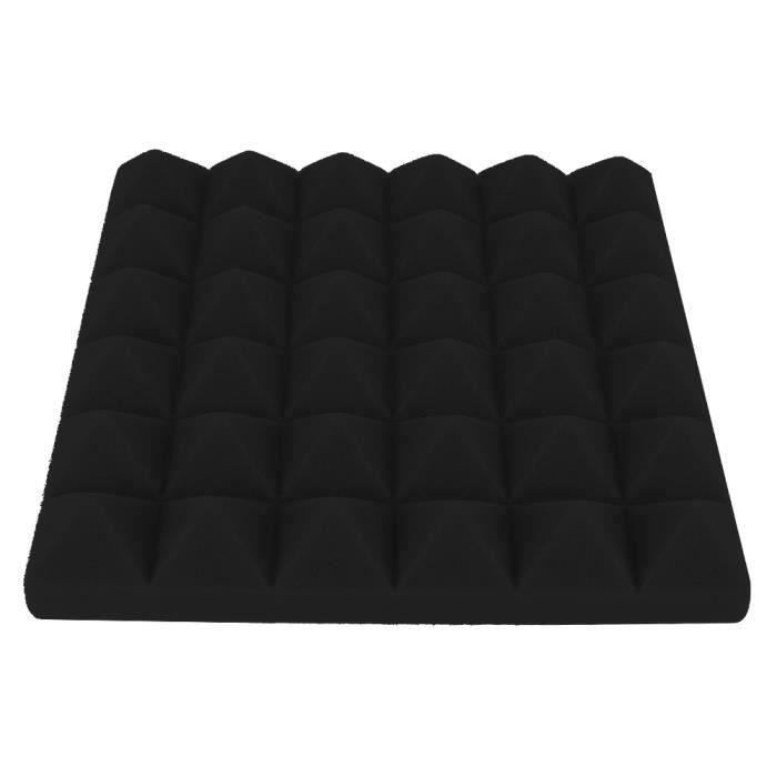 AZ10219-Mousse d'insonorisation 6 pièces en forme de pyramide panneaux ...