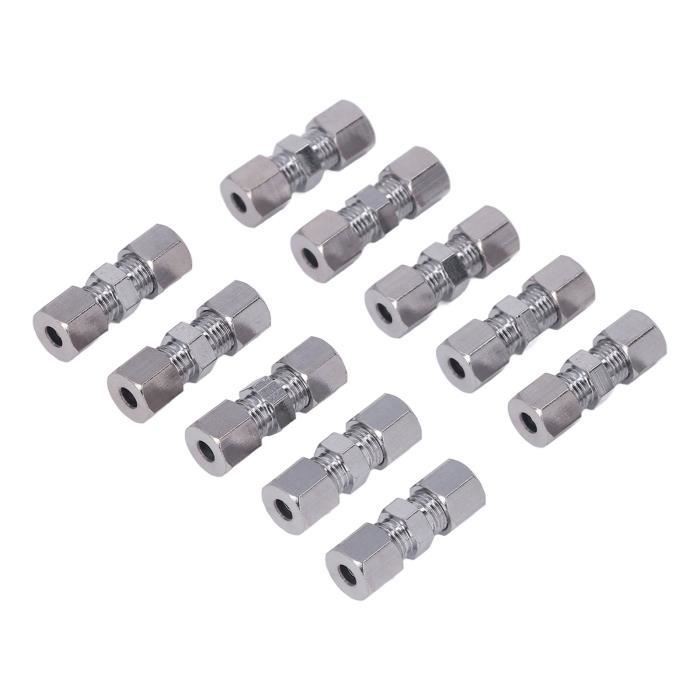 Zerone connecteur de tuyau de frein 10 pièces connecteur de ligne de frein raccord de tuyau de ...
