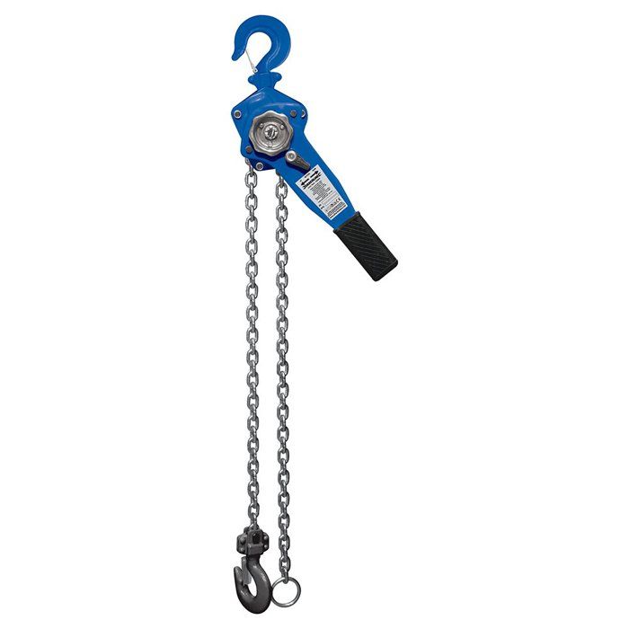 Palan - chariot porte-palan Silverline - 633809 - 750 kg Lever Hoist ...
