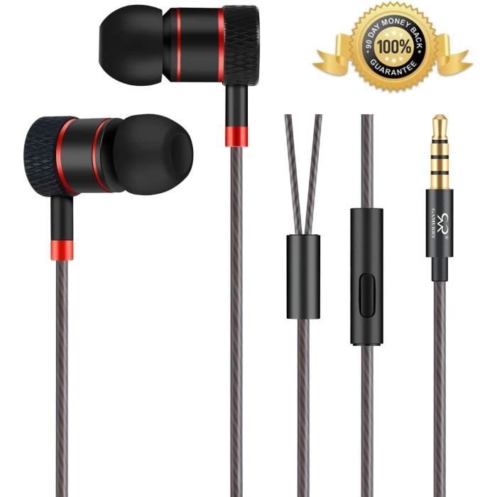 Écouteurs Haute Qualité Audio,Écouteurs Intra-Auriculaire Filaire ...