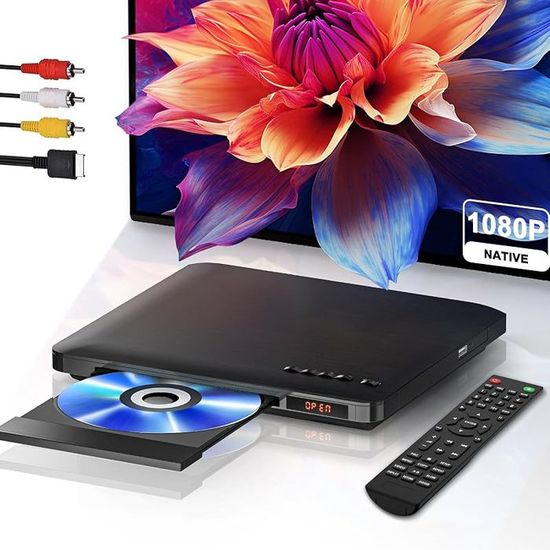 Lecteur DVD TV , Ultra-Compact Lecteur DVD HDMI, Disc Player ...