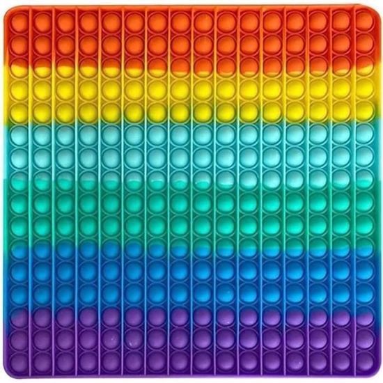 Big Size Push 256 Bubbles Pop on It Toys Square Fidget ToyJumbo Pop it ...