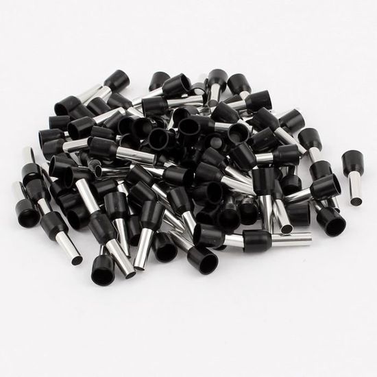 100pcs 6mm2 Embout de Câble Embout de Câblage Cosse à Sertir électrique ... 100pcs 6mm2 Embout de Câble Embout de Câblage Cosse à Sertir électrique ...