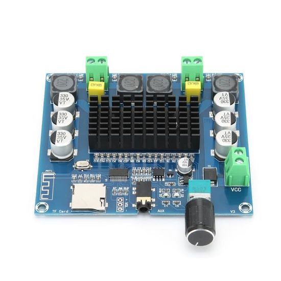 Amplificateur de puissance Bluetooth, carte d'amplificateur audio double canal, pour système ...