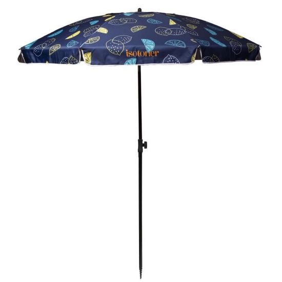 Isotoner Parasol de plage anti uv upf50+ citron - Cdiscount Jardin