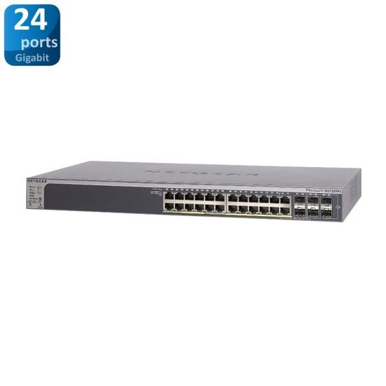 Netgear switch stackable 24 ports Gigabit - Cdiscount Informatique